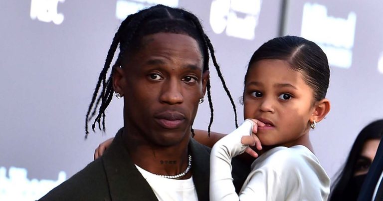 Travis Scott Helps Daughter Stormi With Volcano Science Experiment ...