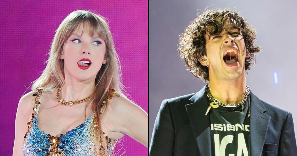 Taylor Swift, Matty Healy ‘Kiss’ Backstage at ‘Eras Tour’ - Faith ...